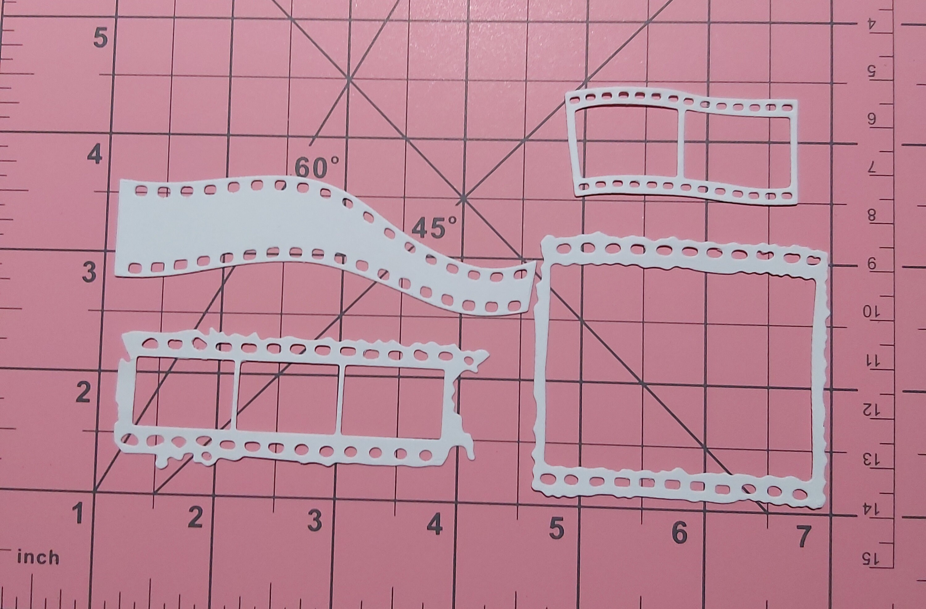 Film Strips/paper Cutouts/12 Pieces/scrapbooking/die Cut/junk Journal ...