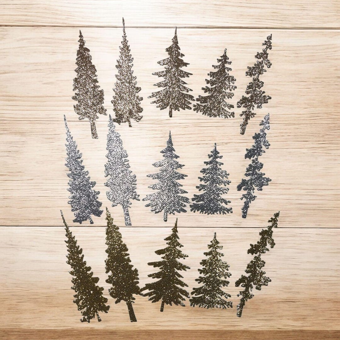 24 Piece Sparkly Star Die Cut Kit for All Your Scrapbooking Projects ...