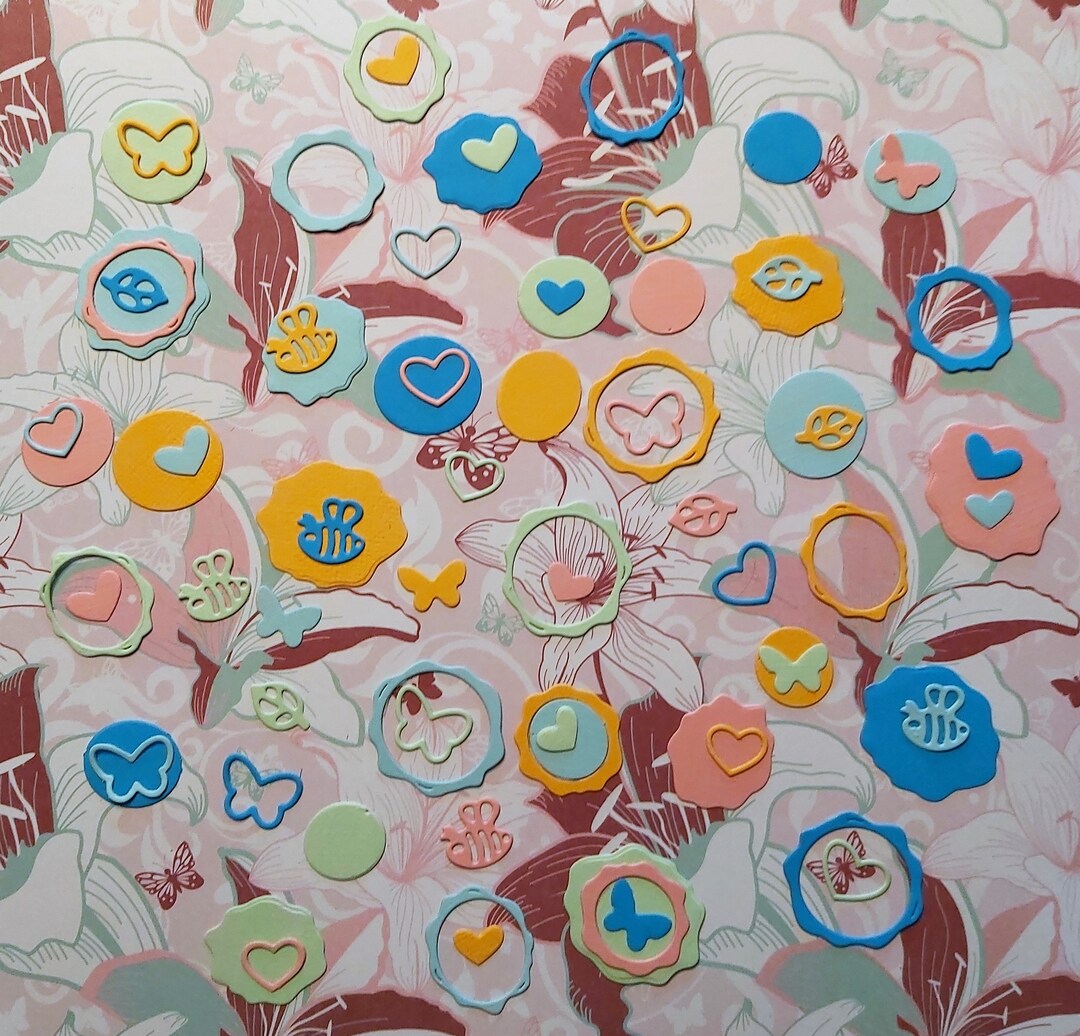 Set of Cutouts of Small Parts to Decorate All Your Scrapbooking and ...