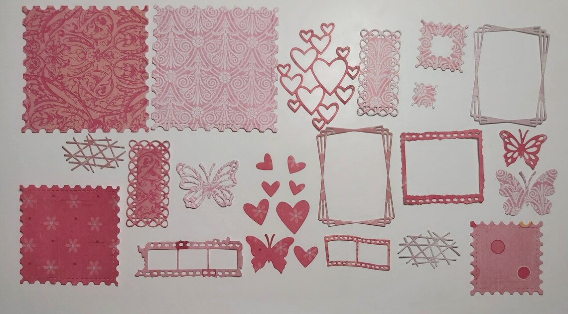 Nice Set of 25 Pieces of Cutouts to Decorate All Your Scrapbooking and ...