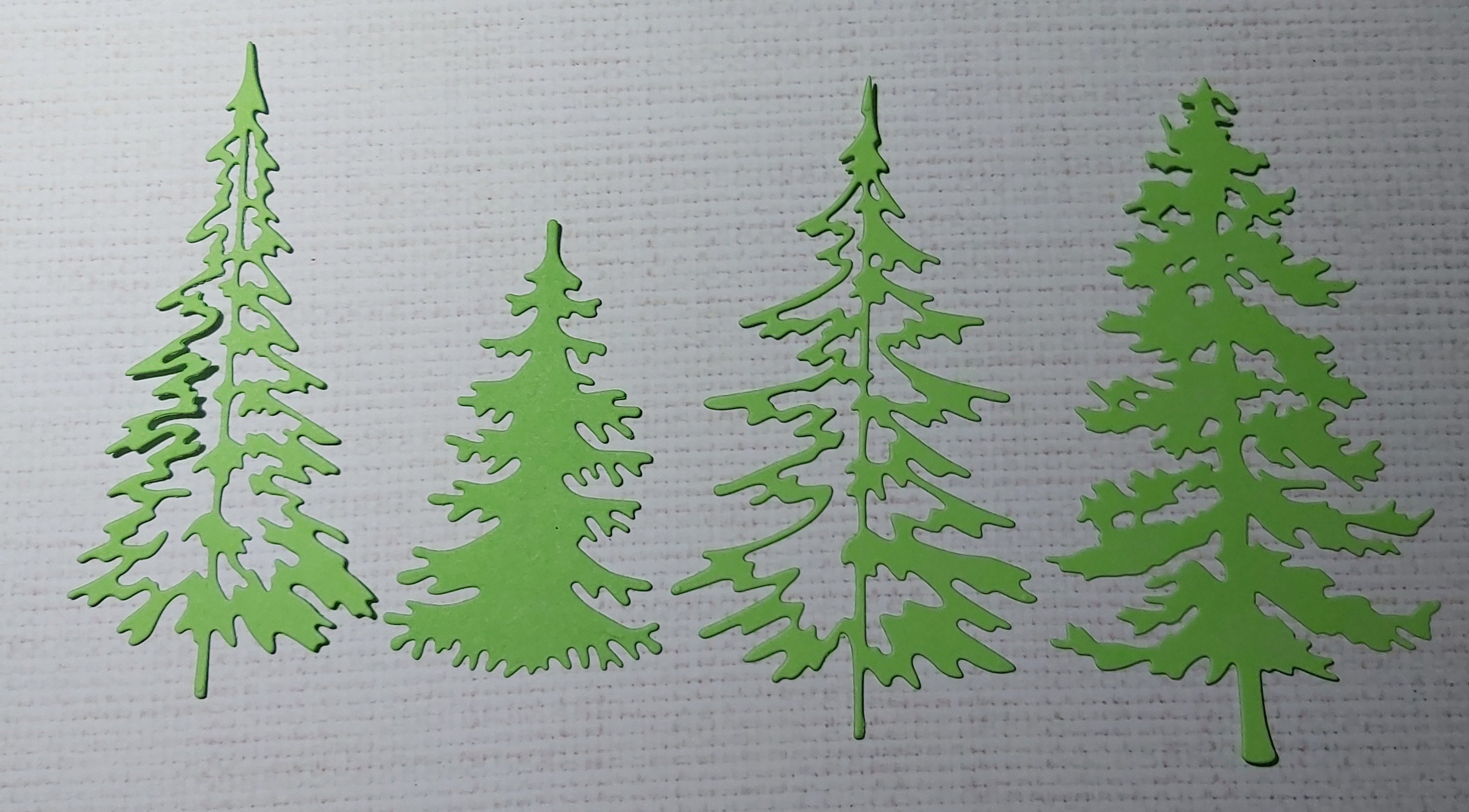 Nice Set of Tree Cutouts to Decorate All Your Scrapbooking and Other ...