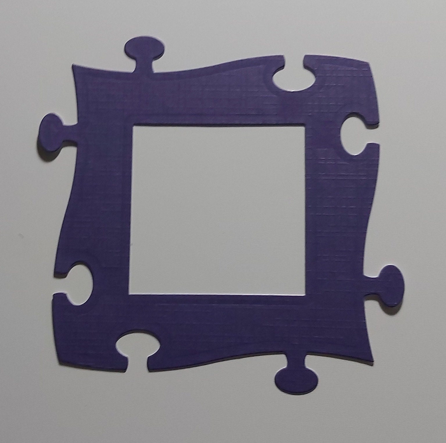 Large Puzzle Piece Frames/ Multiple Colors Available/scrapbook Supplies ...