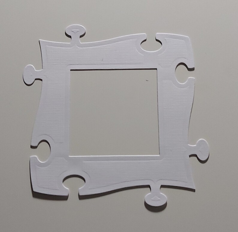 Large Puzzle Piece Frames/ Multiple Colors Available/scrapbook Supplies ...