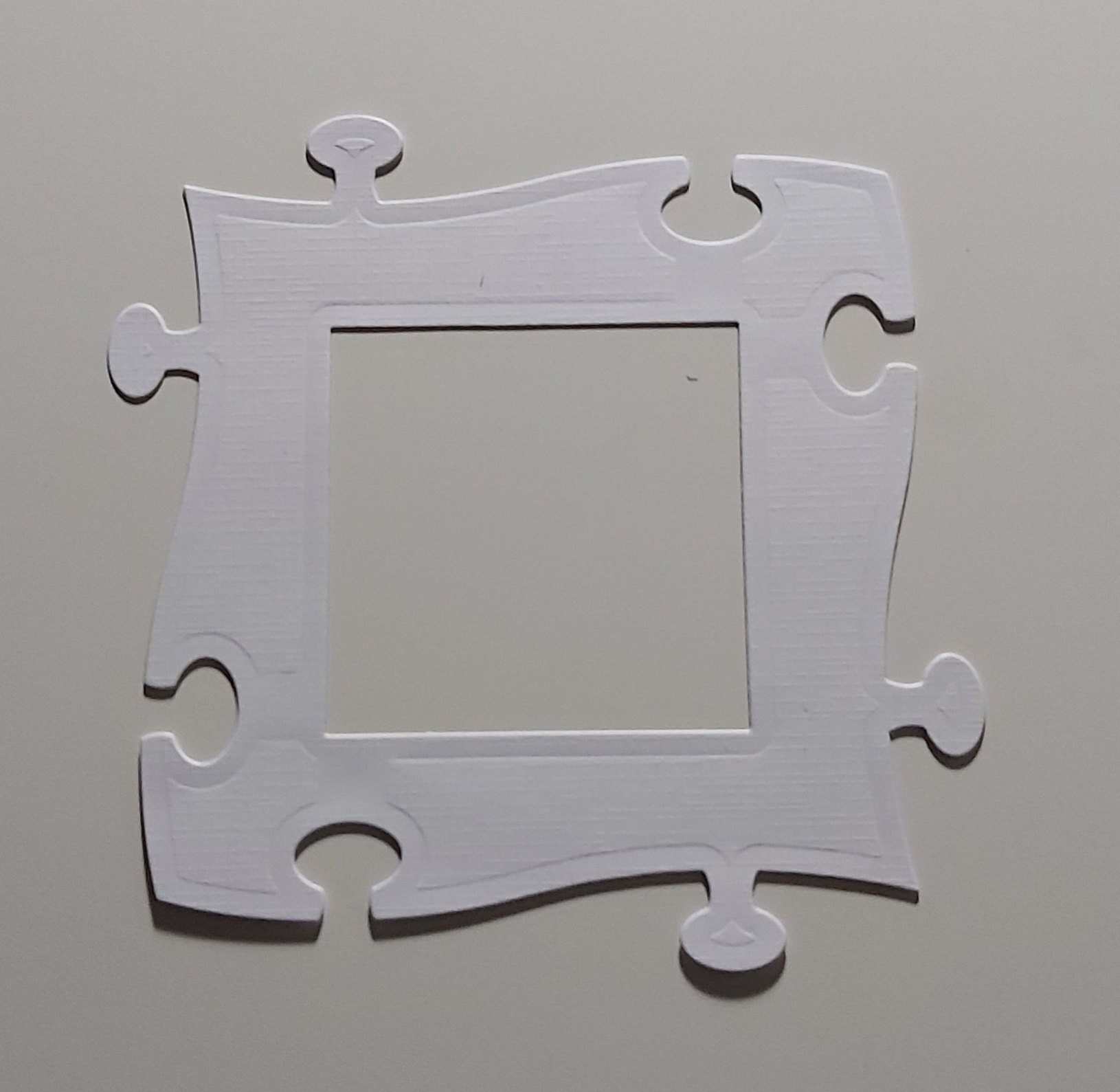 Large Puzzle Piece Frames/ Multiple Colors Available/scrapbook Supplies ...