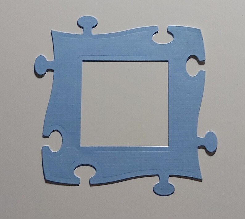 Large Puzzle Piece Frames/ Multiple Colors Available/scrapbook Supplies ...