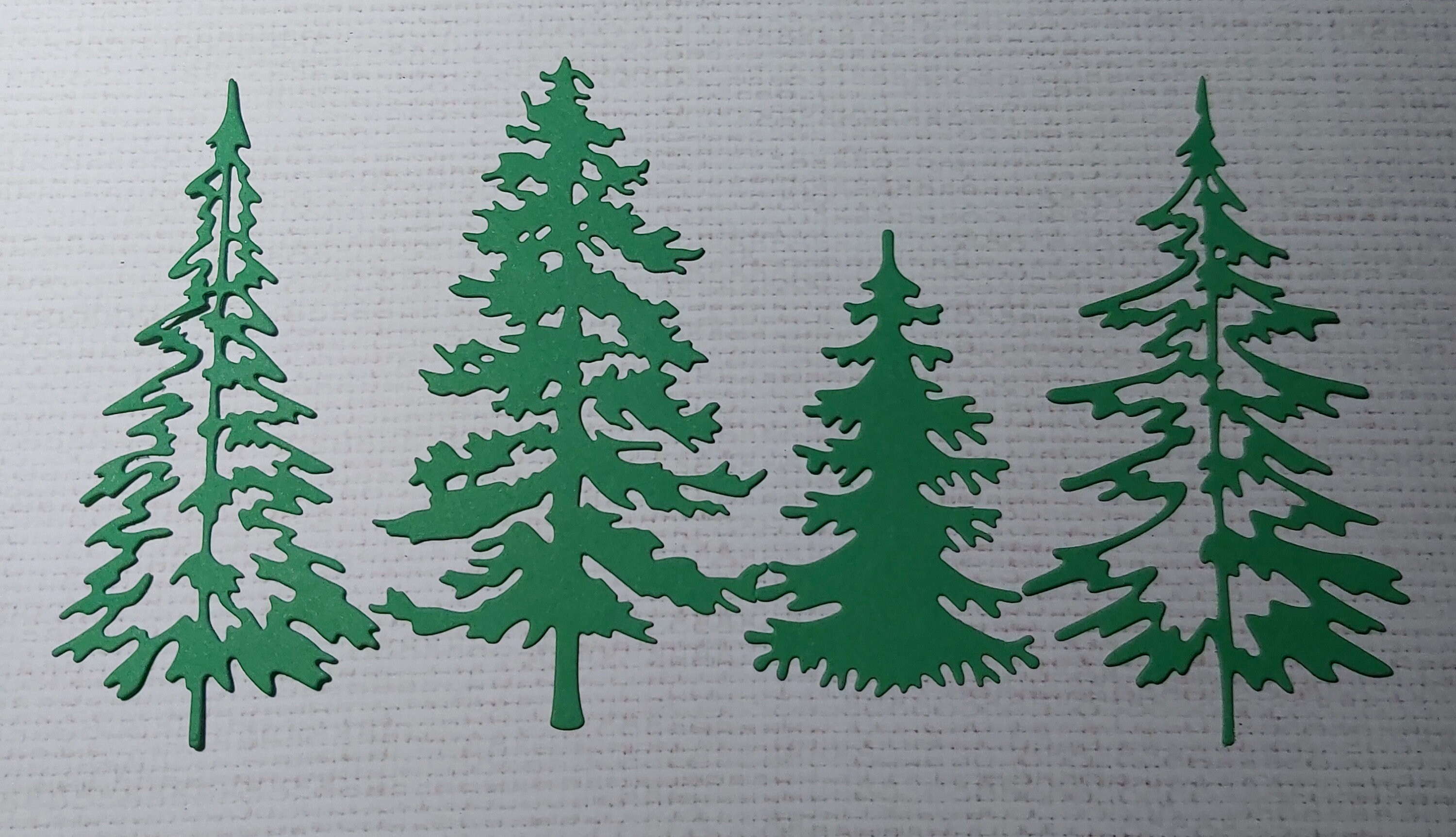 Nice Set of Tree Cutouts to Decorate All Your Scrapbooking and Other ...