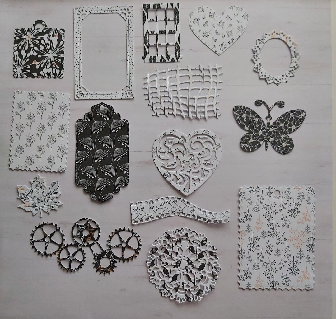 Assortment of Small Cutouts/ephemera/junk Journal/scrapbooking Supply ...