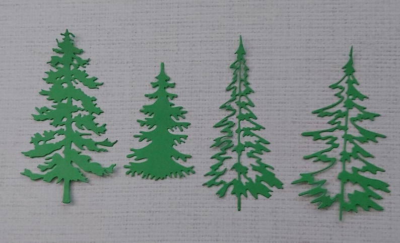 Nice Set of Tree Cutouts to Decorate All Your Scrapbooking and Other ...