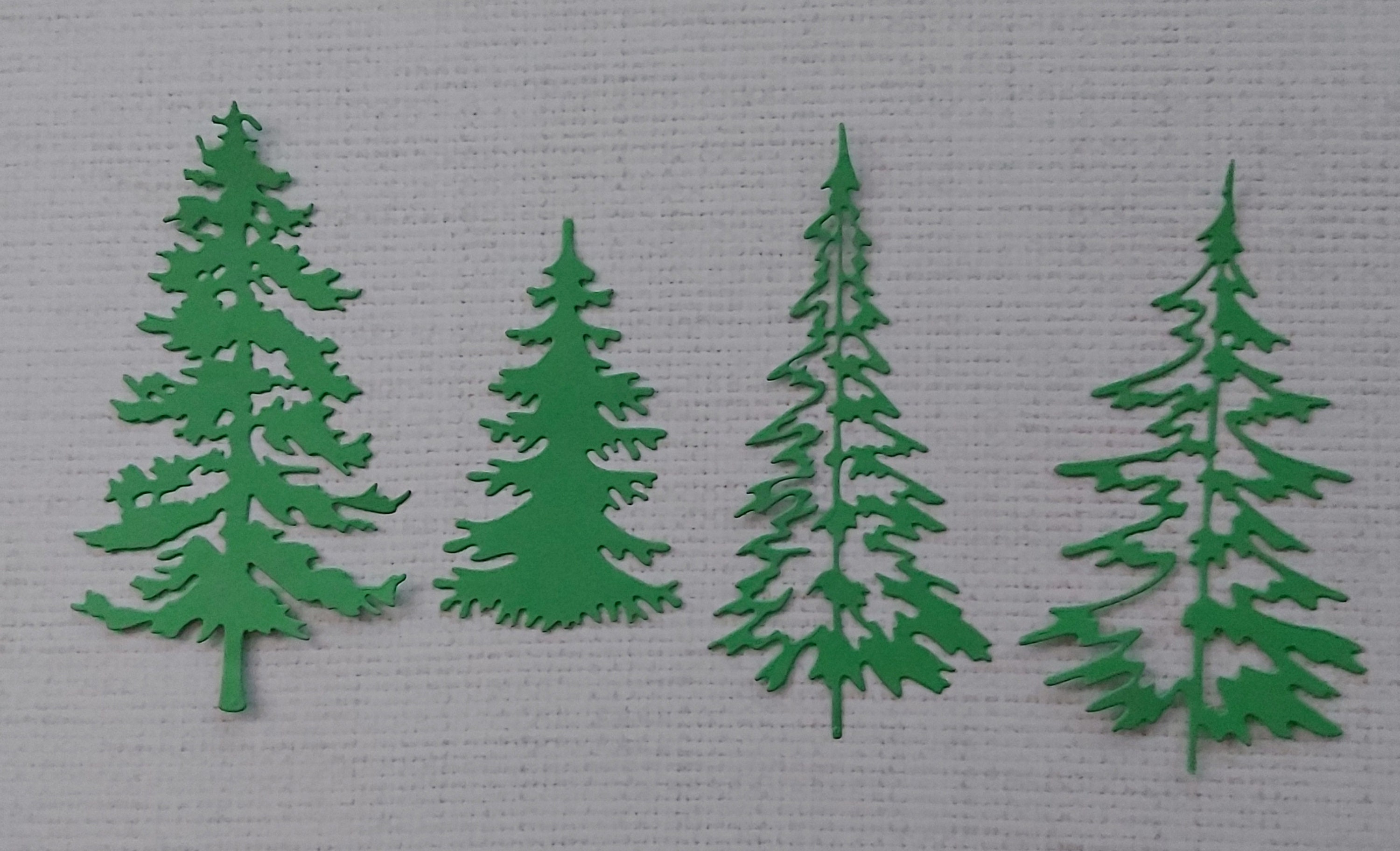 Nice Set of Tree Cutouts to Decorate All Your Scrapbooking and Other ...