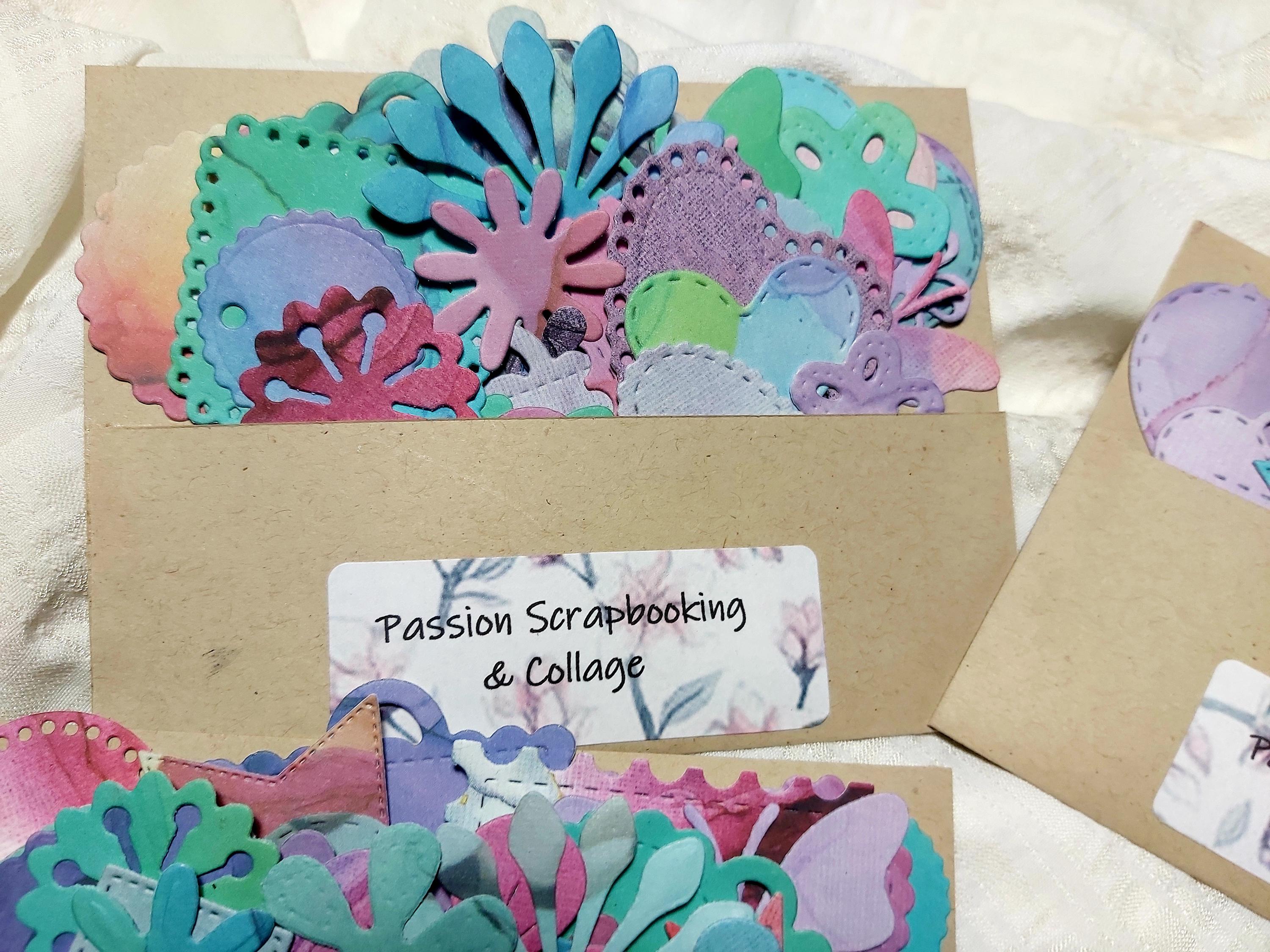 Surprise Bag of 40 Colorful Cut-out Papers of Various Sizes ...