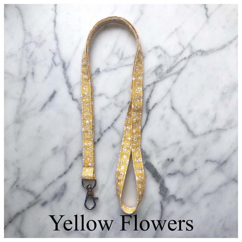 Fall Fabric Lanyards Fall Lanyards Floral Harvest Lanyard | Etsy