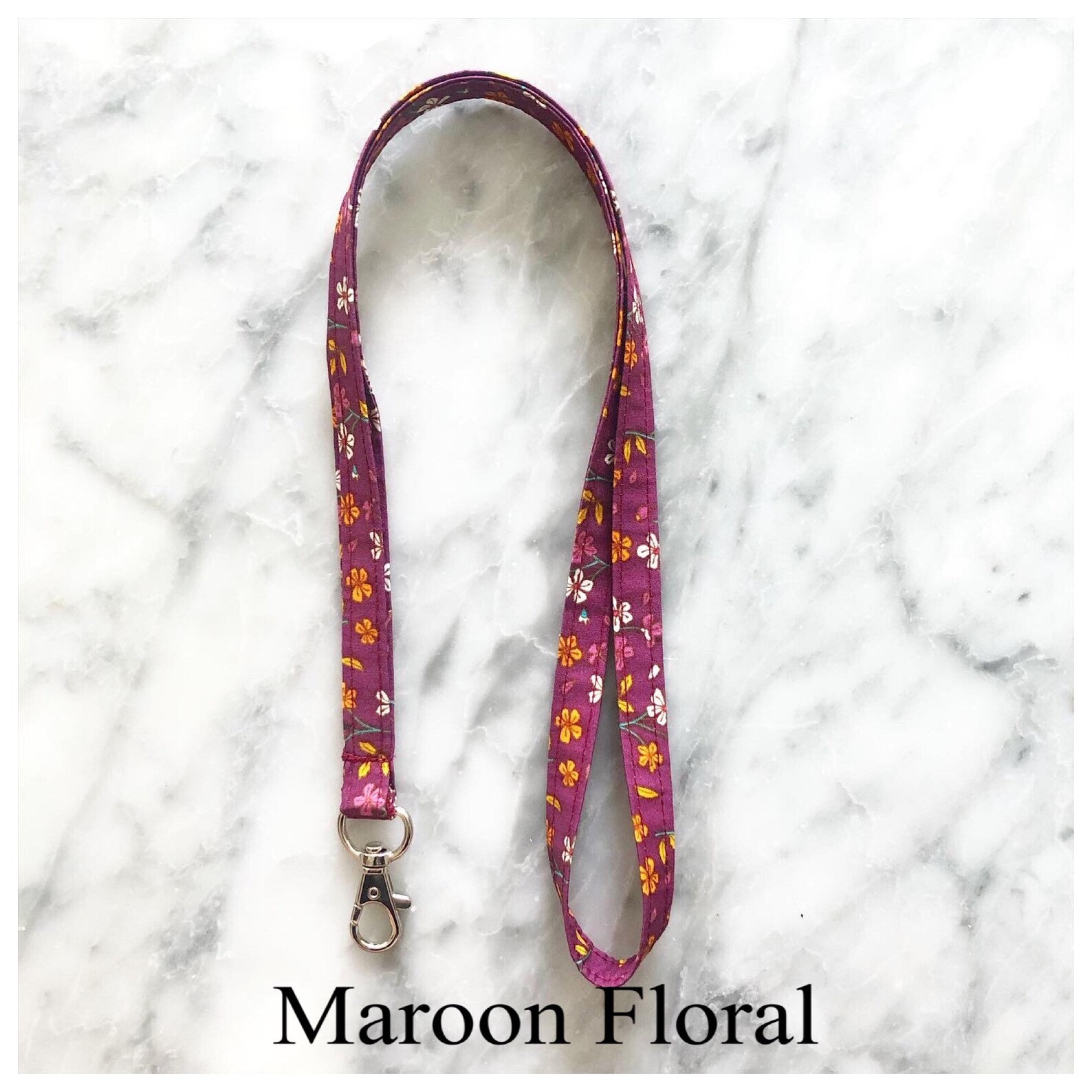 Fall Fabric Lanyards Fall Lanyards Floral Harvest Lanyard Pumpkin Spice ...