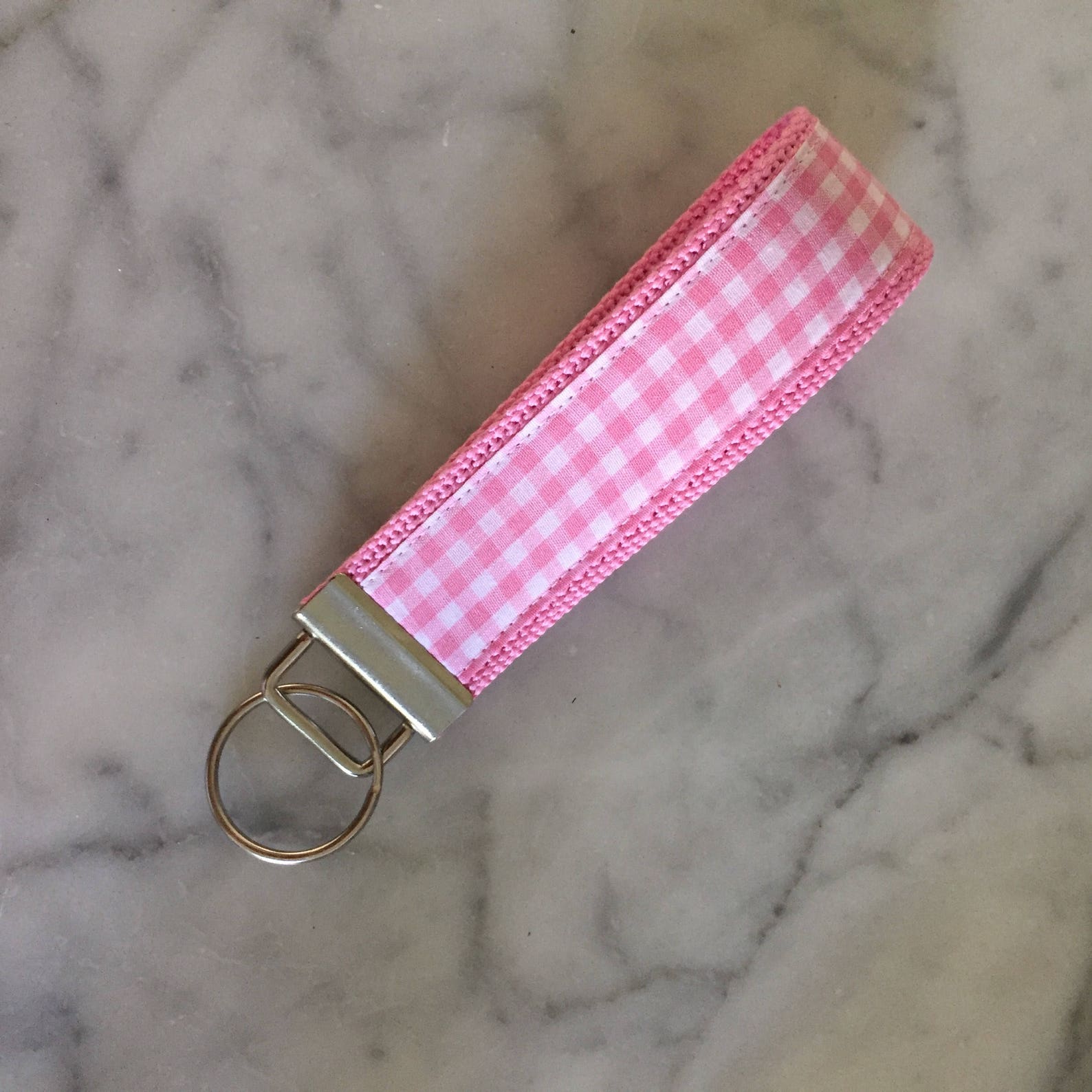 Gingham Key Fob- Regular- You Chose Colors - Etsy