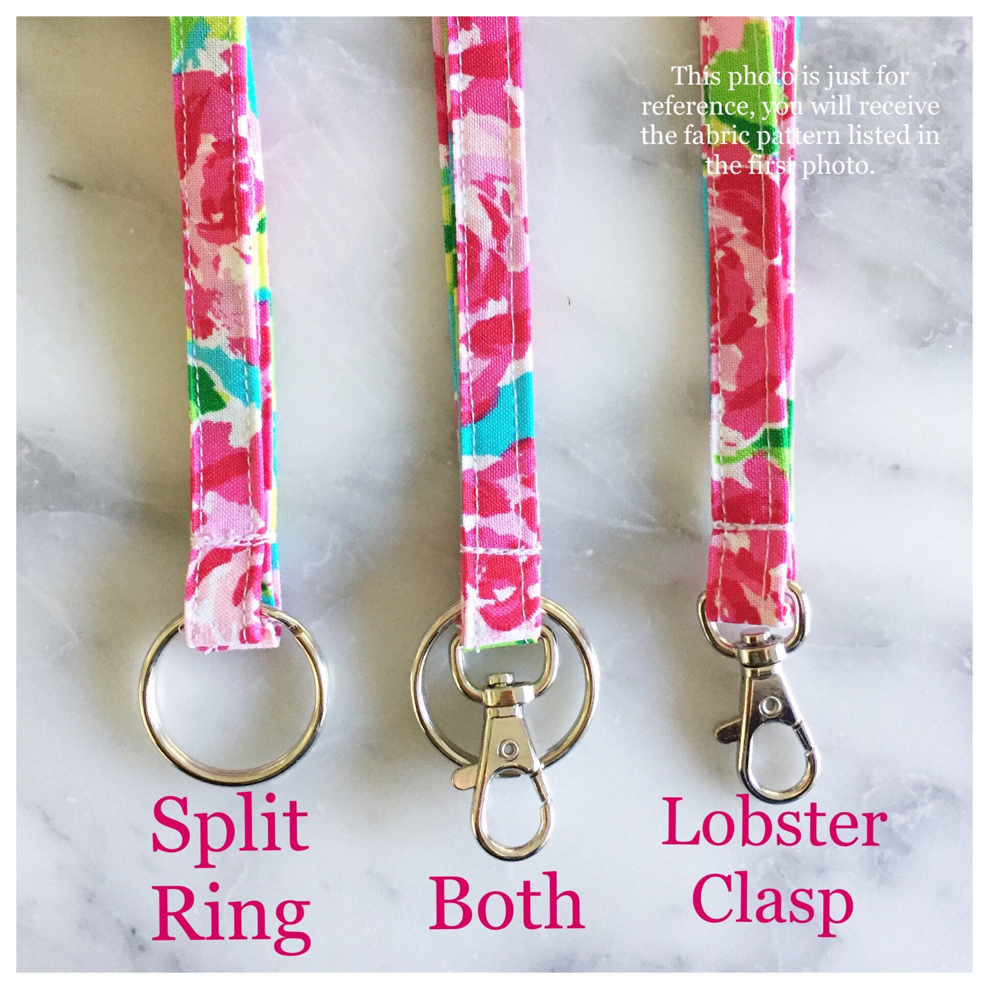 Valentine's Day Print Fabric Lanyards- Teacher Lanyard- Pink Lanyard ...