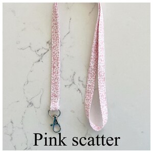 Spring Fabric Lanyards- Spring Lanyards- Floral Pastel Lanyard- Spring ...