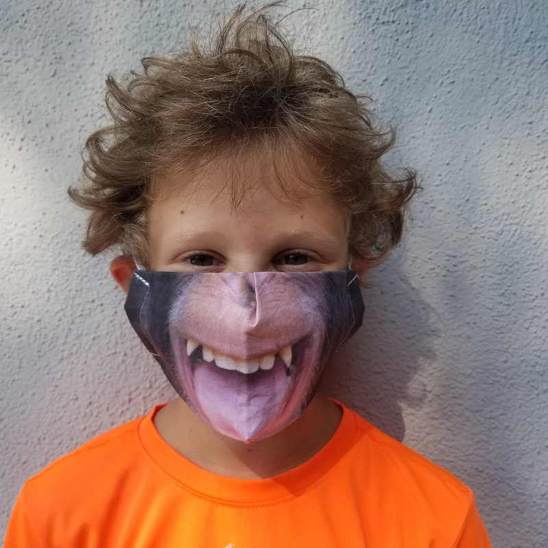 Monkey Face Mask - Etsy