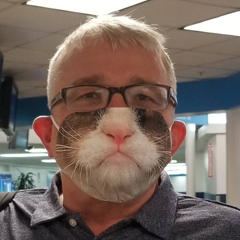 Grumpy Cat Mask - Etsy
