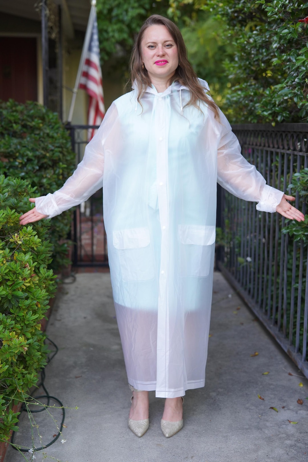 Clear Rain Coat, Unisex, Reusable, All Sizes Available - Etsy