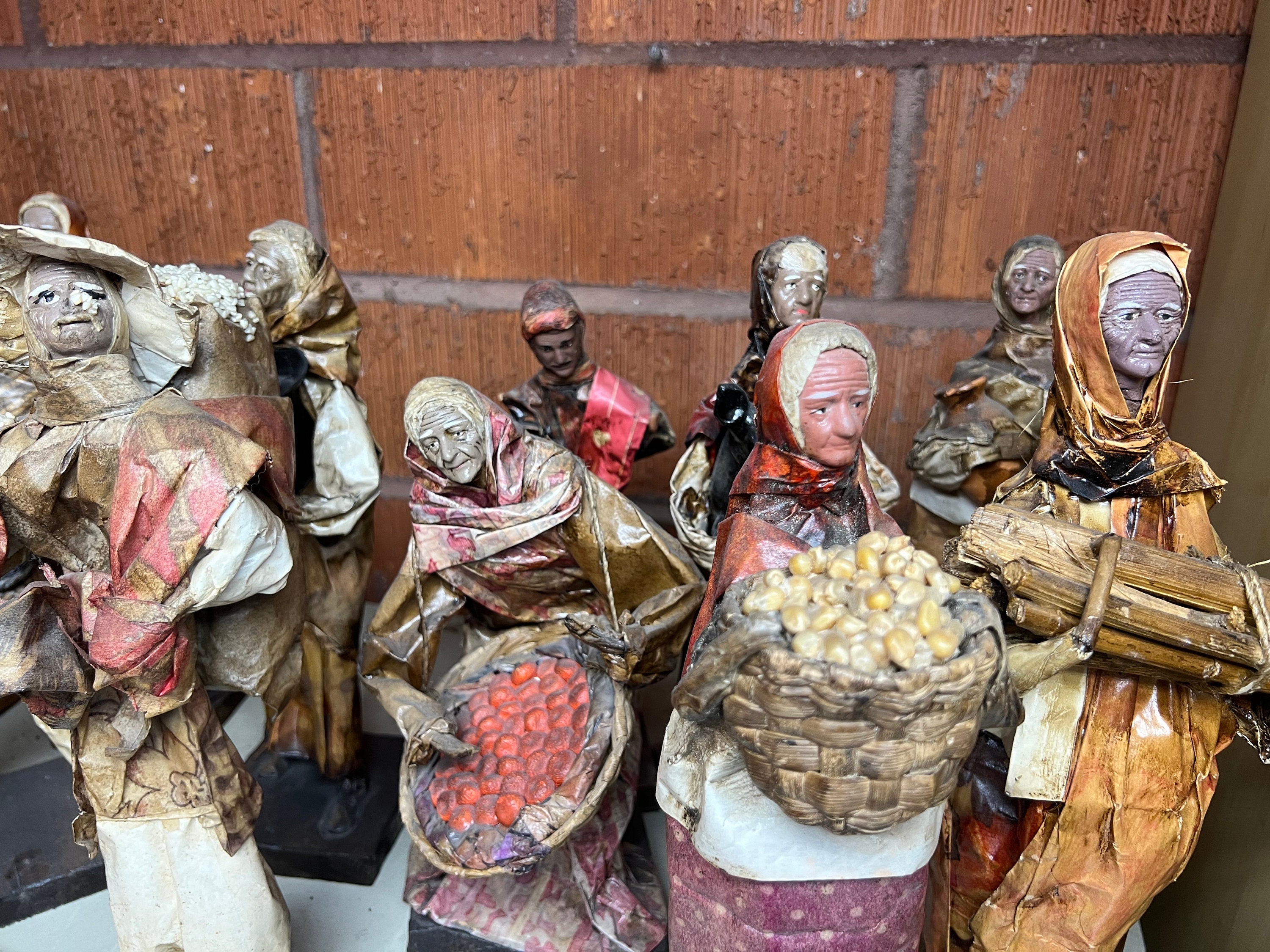 1 Paper Mache Folk Art Village People, Vintage, Sells by One. - Etsy