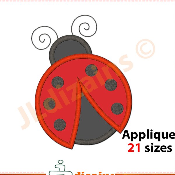 Ladybug Applique - Etsy