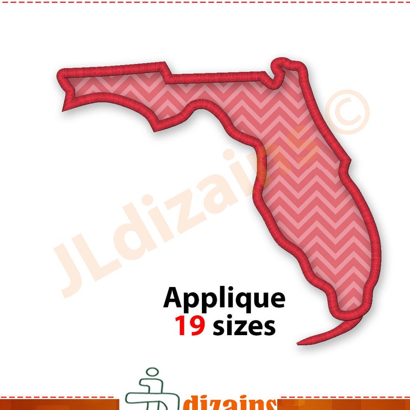 State Applique - Etsy