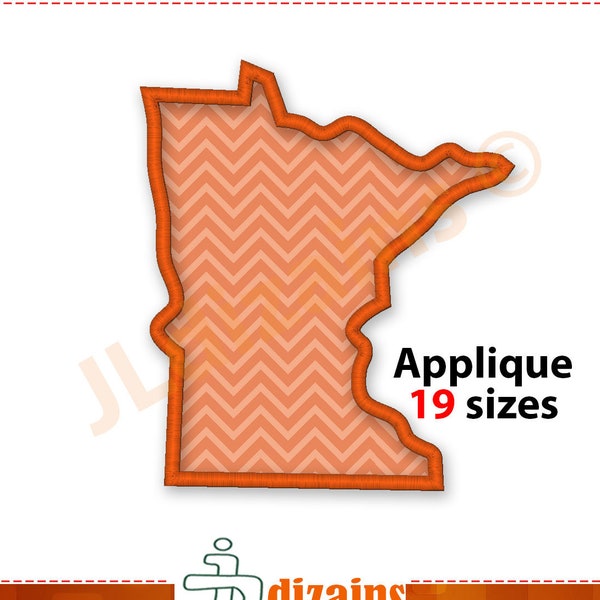 State Applique - Etsy