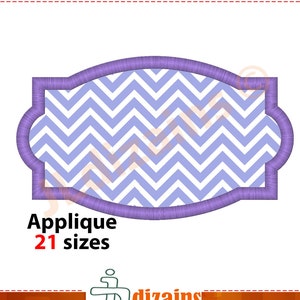 Frame Applique Design. Frame Embroidery Design. Frame Applique ...