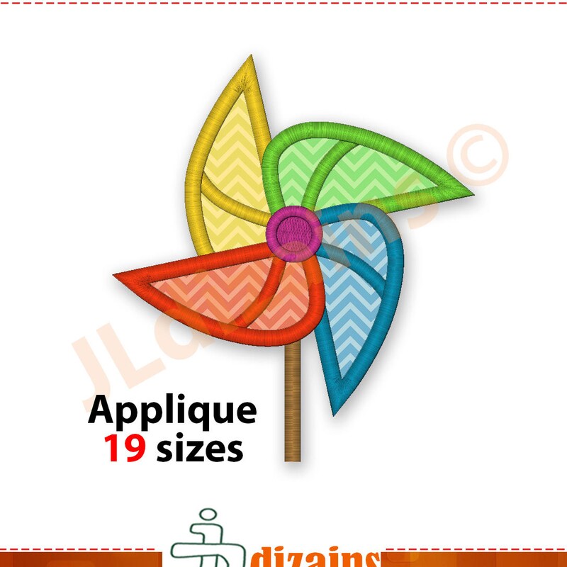 Pinwheel Embroidery Kit - Etsy