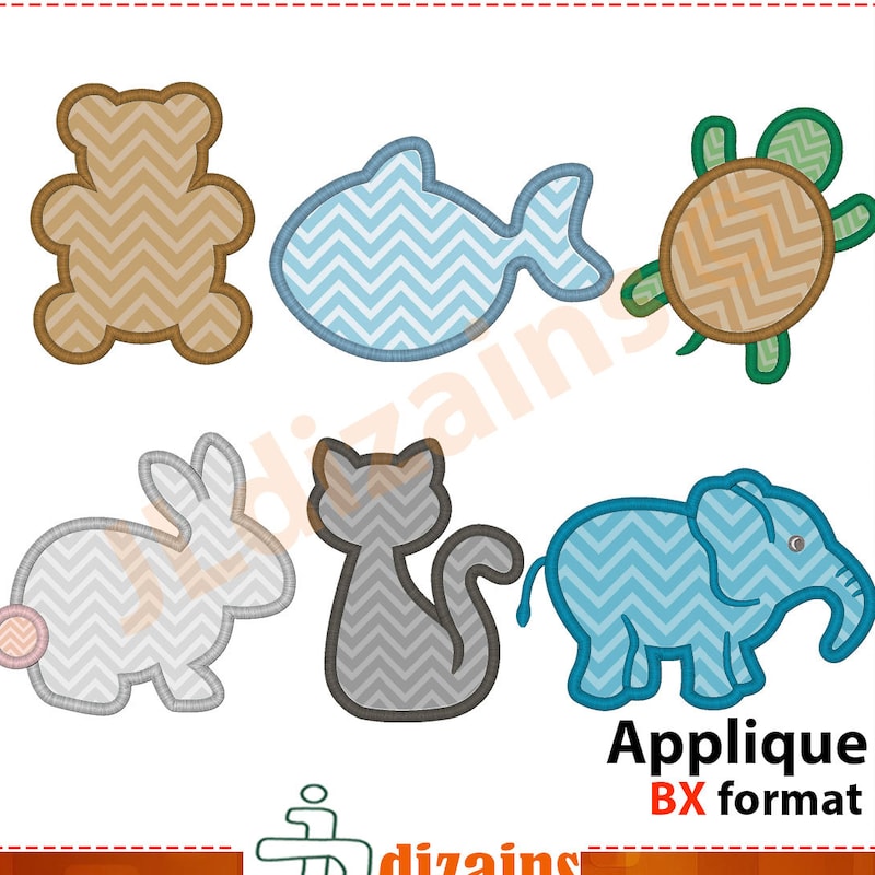 Animal Applique - Etsy