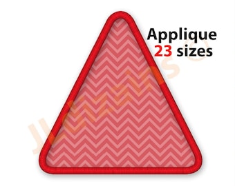 Triangle Embroidery Design. Machine Embroidery Design. Mini - Etsy