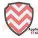 Shield Applique Design. Shield Embroidery Design. Badge Embroidery ...