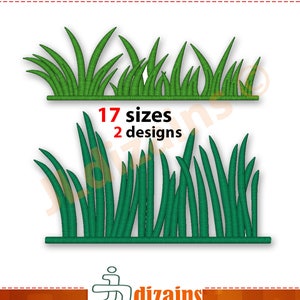 Grass Embroidery Design. Grass Machine Embroidery Design. Embroidery ...