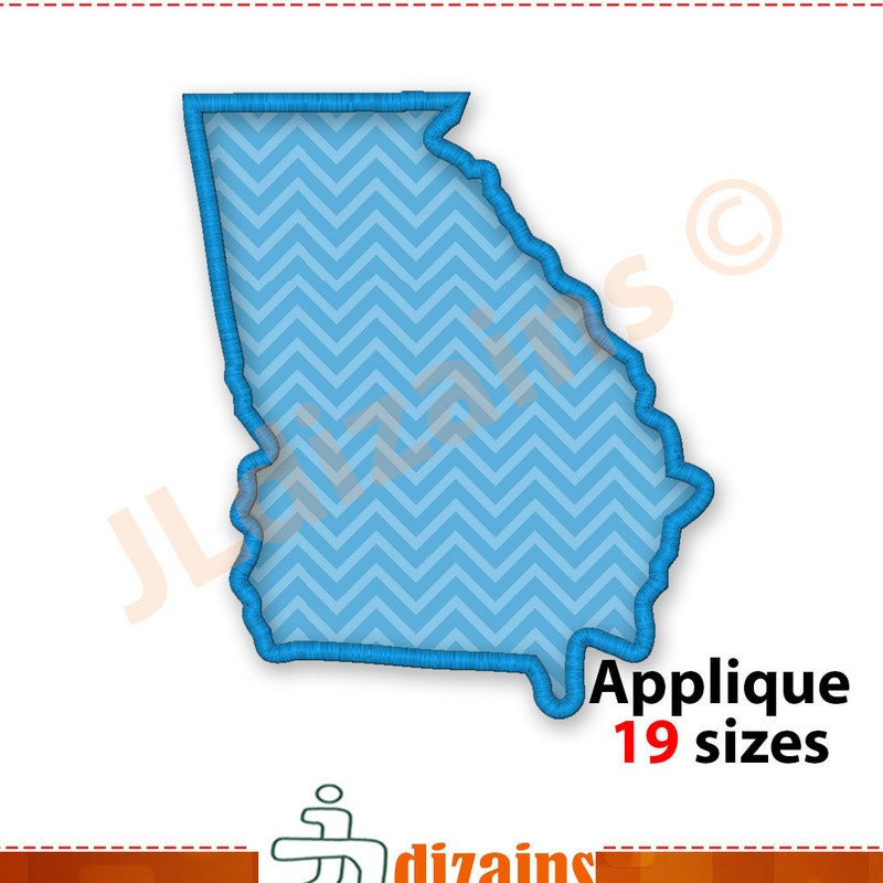 State Applique - Etsy