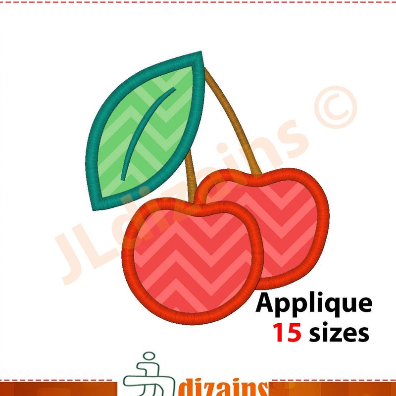 Cherry Applique - Etsy
