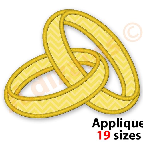 Connected Rings Machine Embroidery Design - Etsy