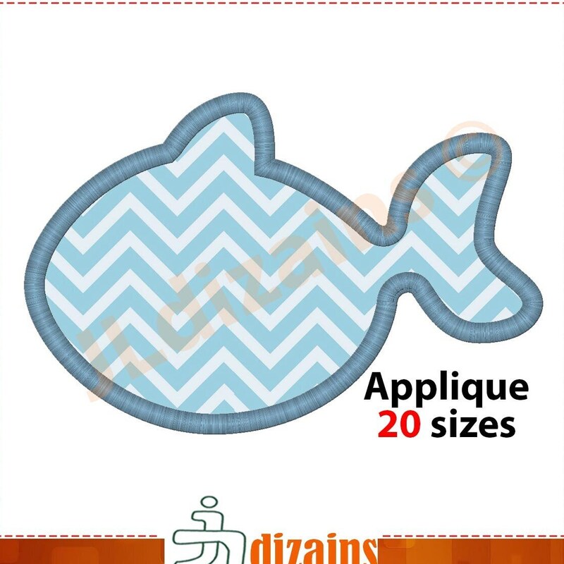 Fish Appliques - Etsy