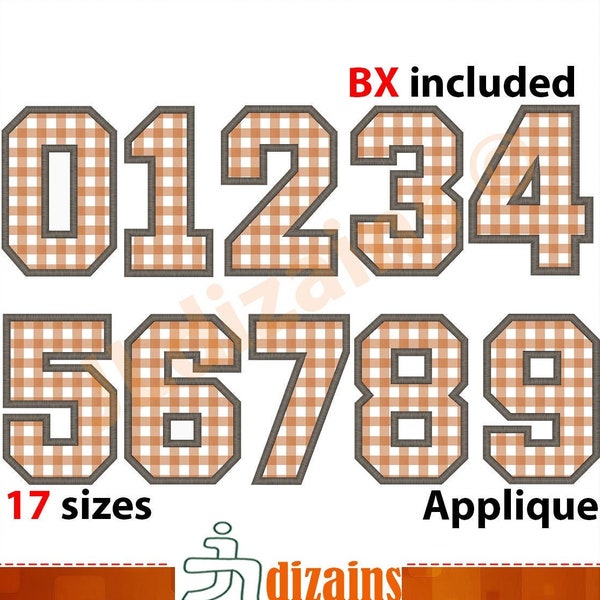 Embroidery Numbers - Etsy