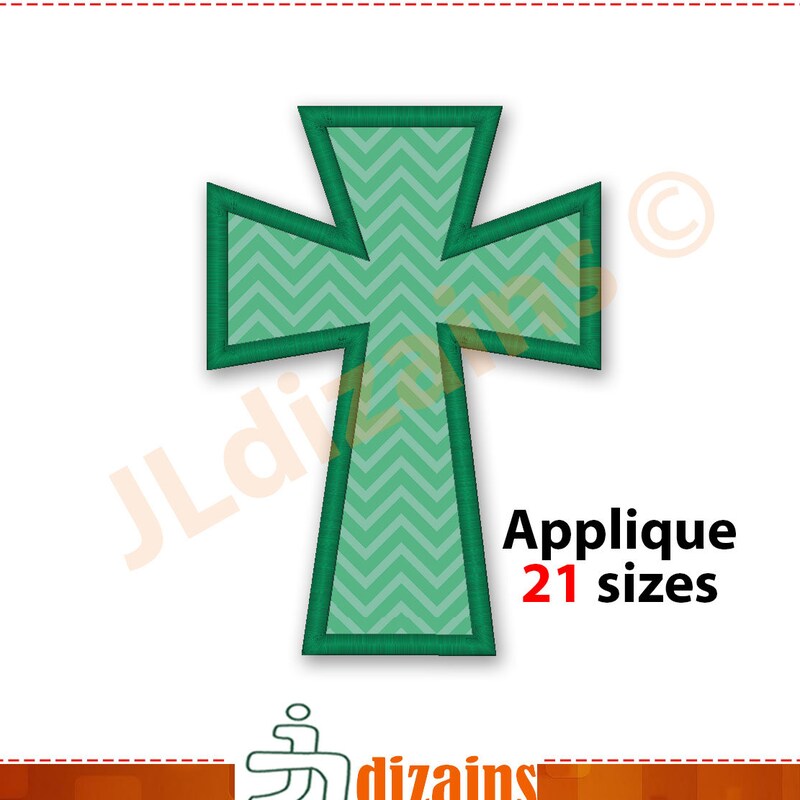 Cross Applique - Etsy