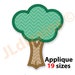 Tree Machine Embroidery Pattern. Applique Design. Machine Embroidery ...