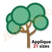 Tree Embroidery Design. Tree Applique Design. Tree Applique. Tree ...