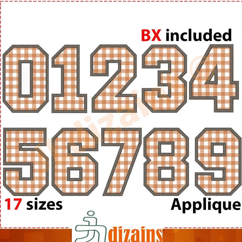 Jersey Fonts Numbers - Etsy