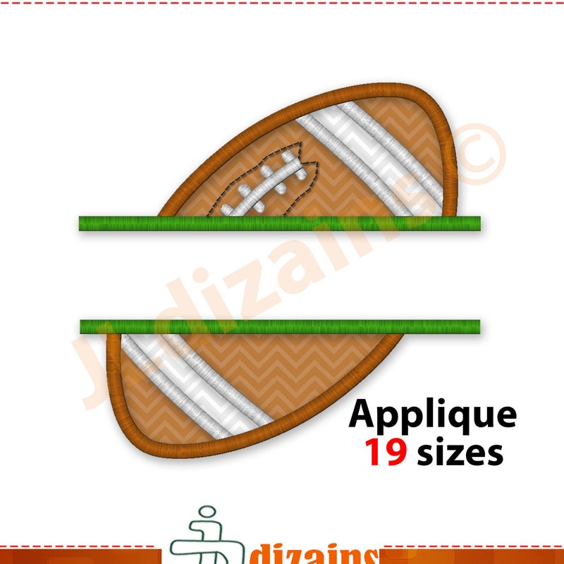 Football Applique - Etsy