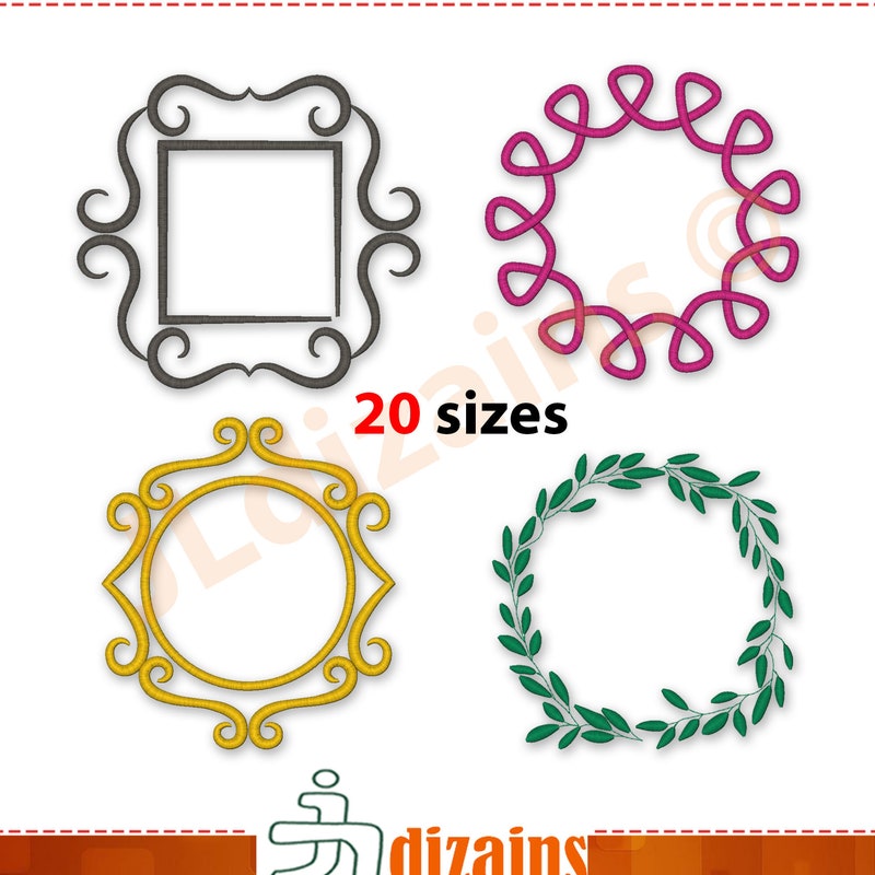 Embroidery Frame Designs - Etsy