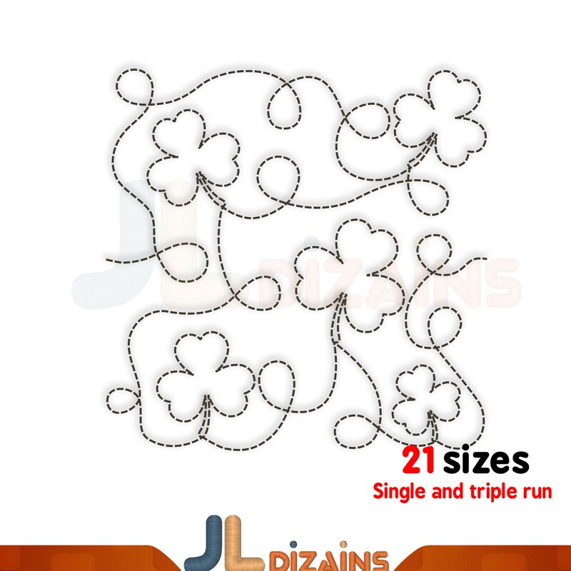 Shamrock Embroidery Design - Etsy