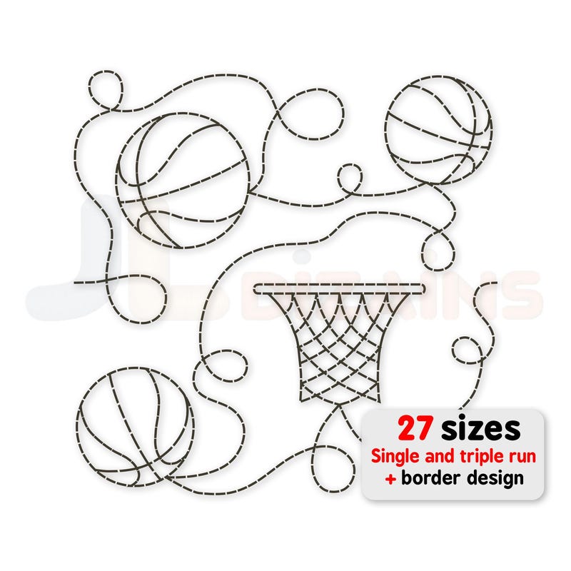 Basketball Quilt Pattern Blocks - Etsy
