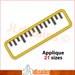 Ruler Applique Design. Ruler embroidery design. School ruler | Etsy