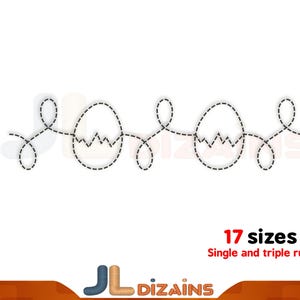 Chickens and Rooster Quilting Embroidery Design. Edge to Edge Quilting ...