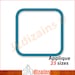 Square Applique Embroidery Design. Square With Rounded Corners Machine ...