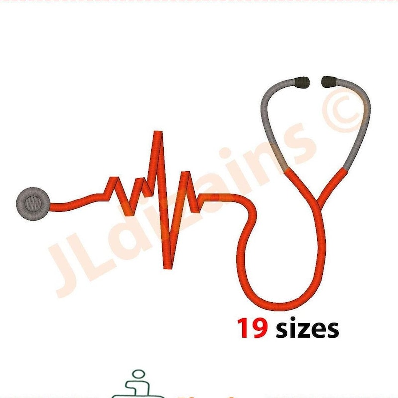 Stethoscope Embroidery Design - Etsy