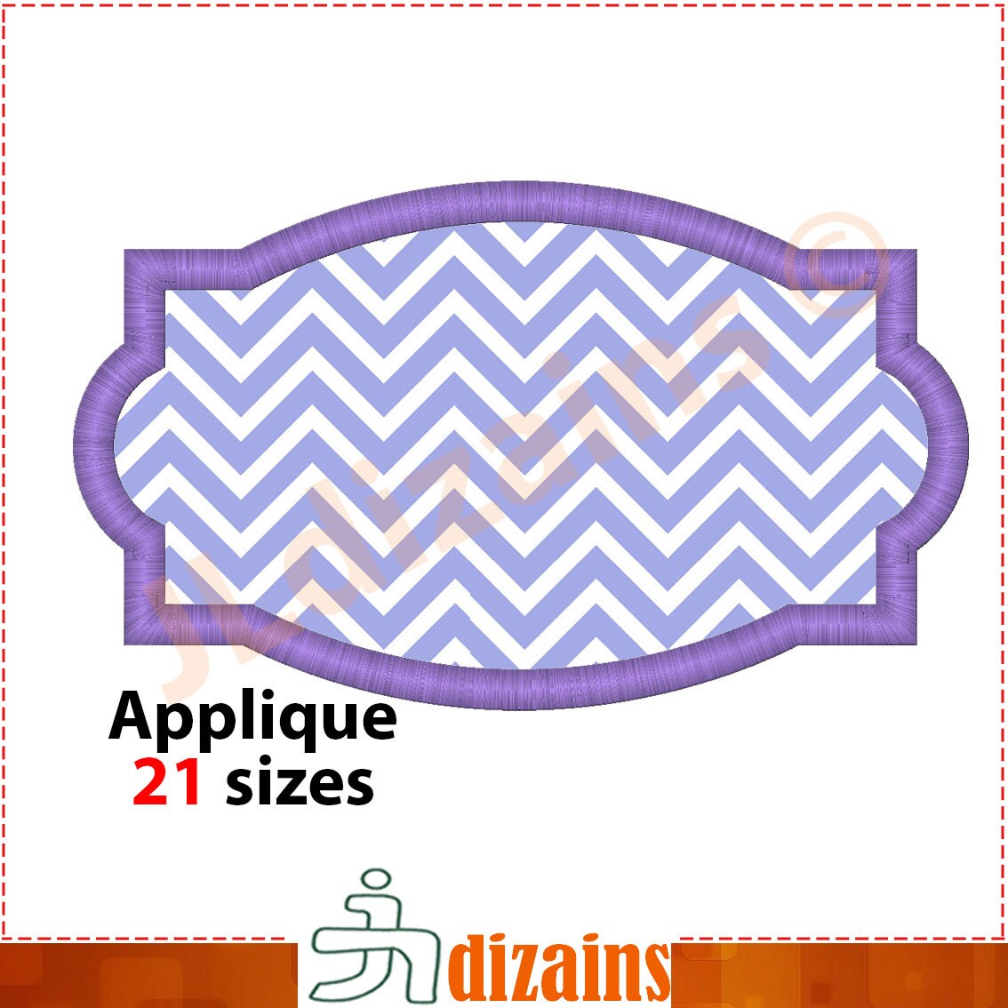 Frame Applique Design. Frame Embroidery Design. Frame - Etsy